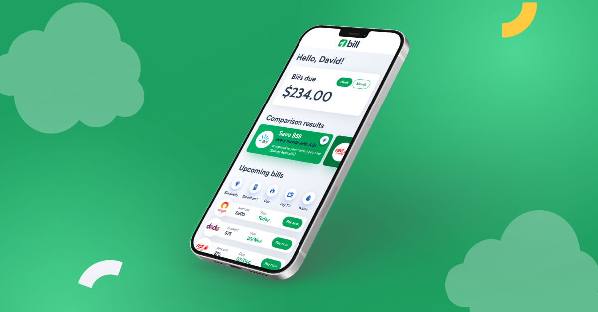 Mobile App Bill Management 1bill | UX/Branding Case Study