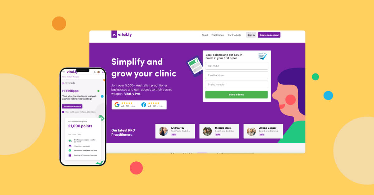 Health Tech UX - Vital.ly SAAS Product | UX Case Study Health Tech UX - Vital.ly SAAS Product | UX Case Study